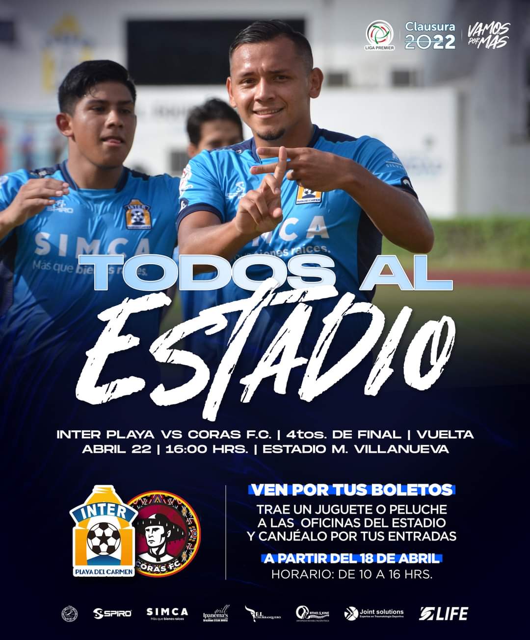 INTER PLAYA DEL CARMEN SE PONE ALTRUISTA — zonacun